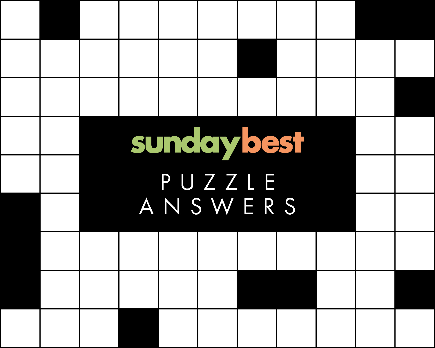 Sunday Best Puzzle Answers - The Bend Magazine