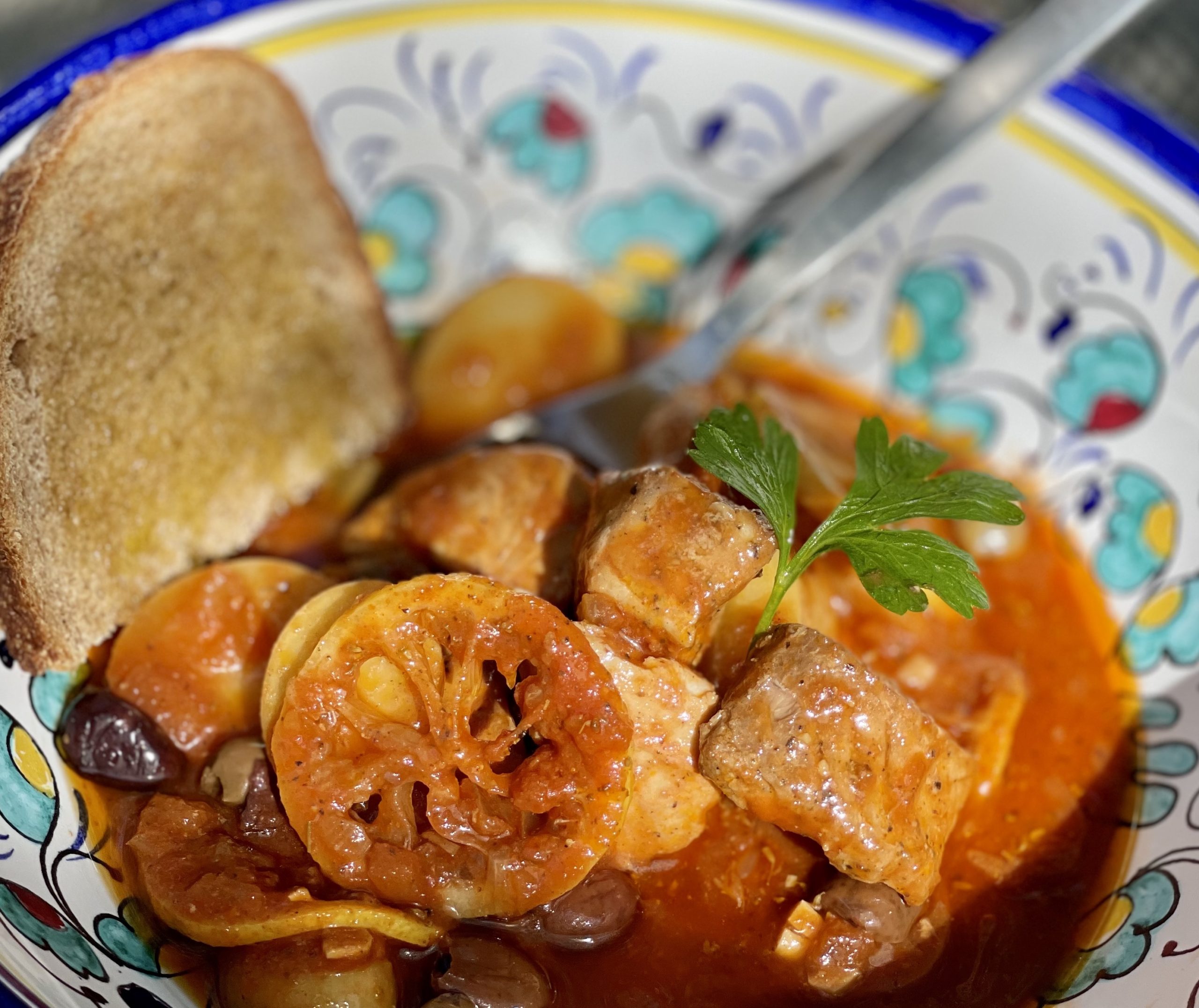 Italian Cowboy Food & Provisions’ Redfish Stew - The Bend Magazine