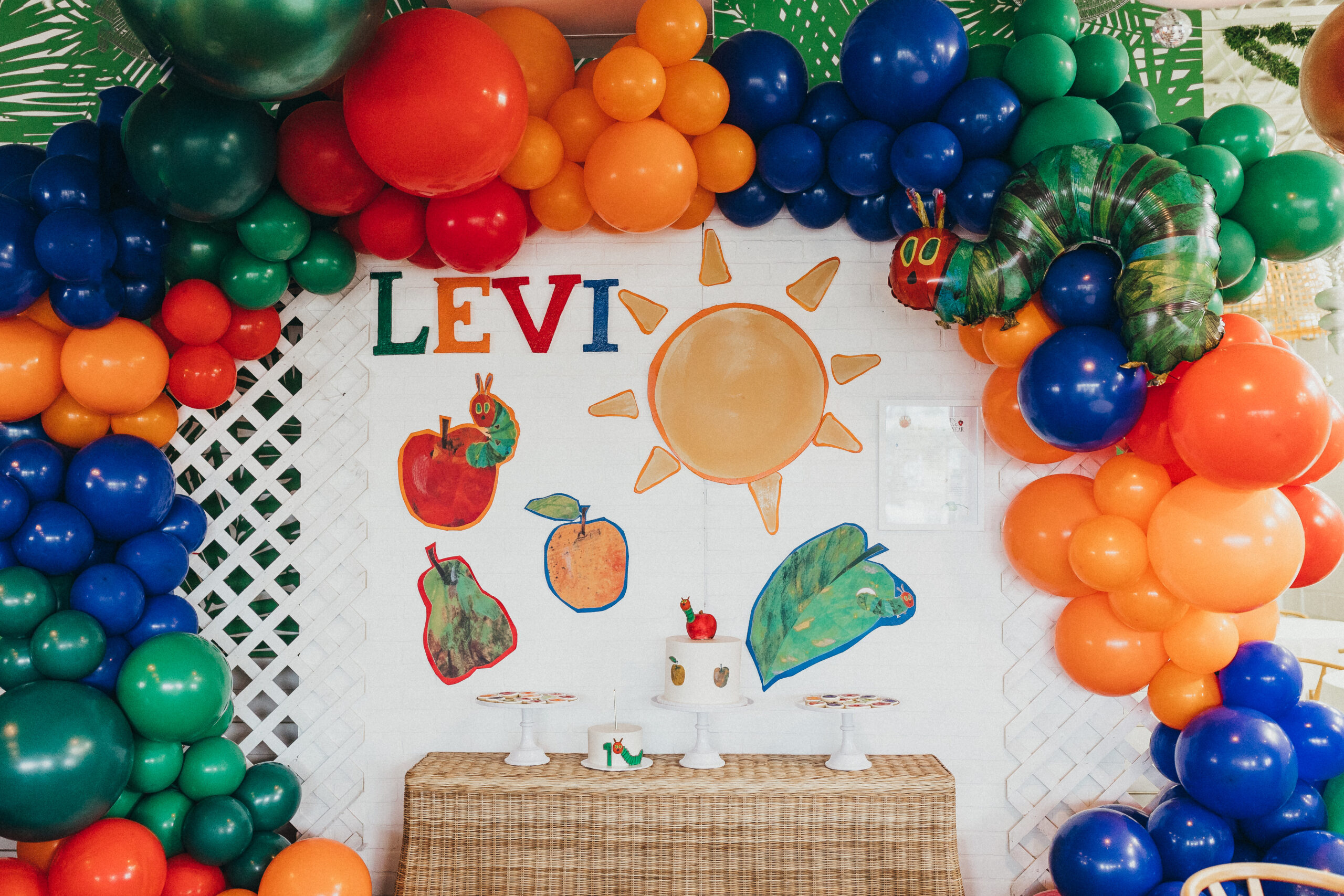 The Very Hungry Caterpillar Themed Birthday Party at BUS