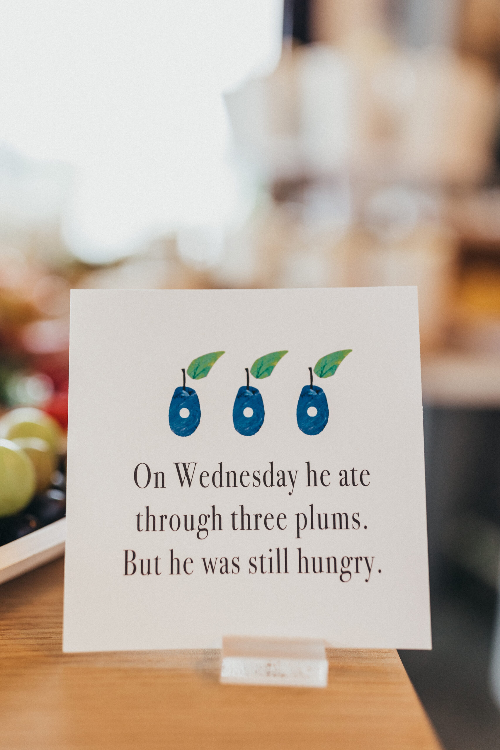 The Very Hungry Caterpillar Themed Birthday Party at BUS